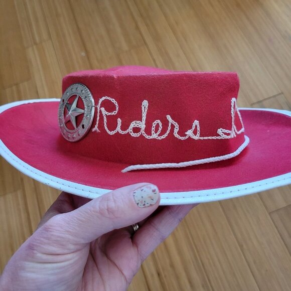Accessories | J Hats Made In The Usa Red Cowboy Hat Childs Riders In ...
